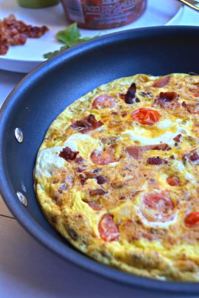 Bacon Taco Frittata - Little Bits of Real Food