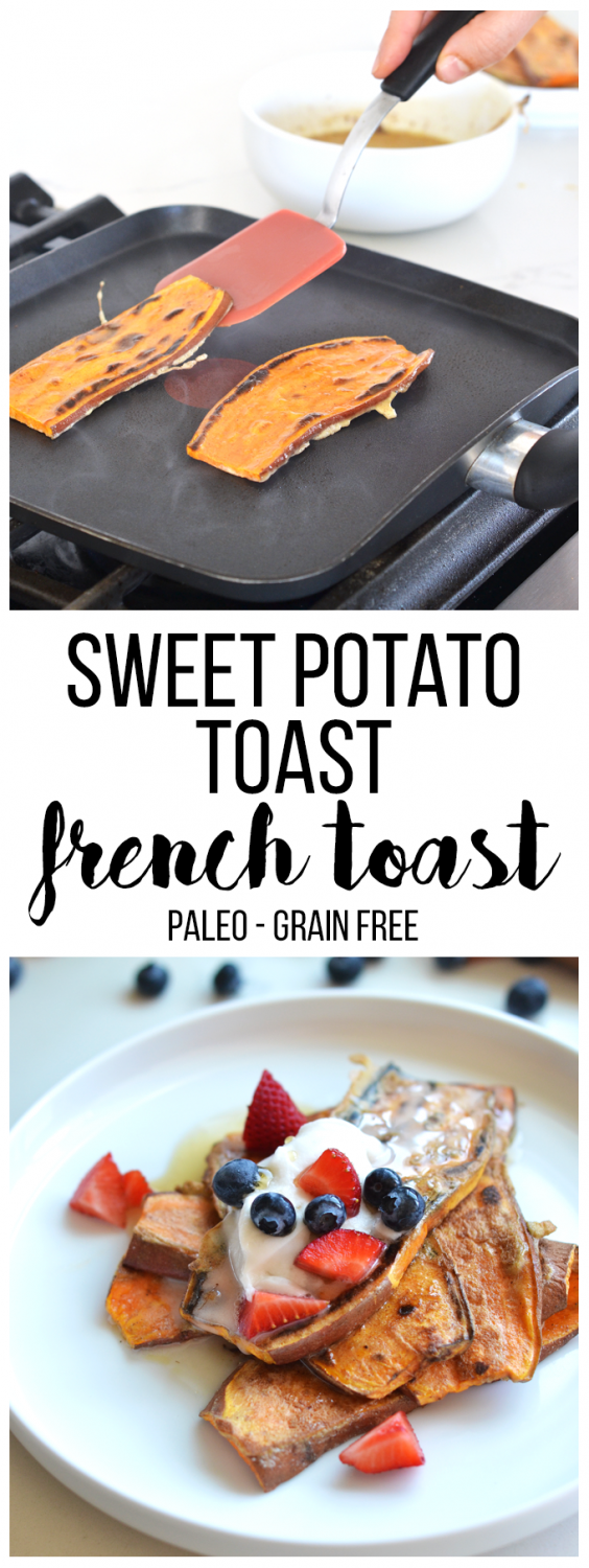 Sweet Potato Toast French Toast - Little Bits Of Real Food