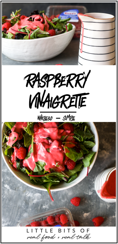 Raspberry Vinaigrette {Whole30} - Little Bits of Real Food