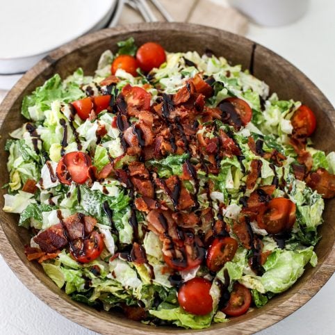 Chopped Wedge Salad - Little Bits of Real Food