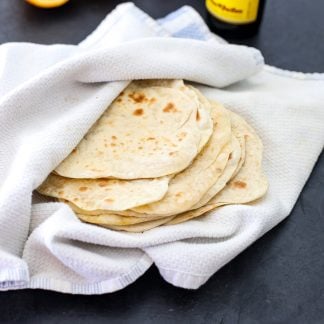 Homemade Flour Tortillas (with butter) - Little Bits of Real Food
