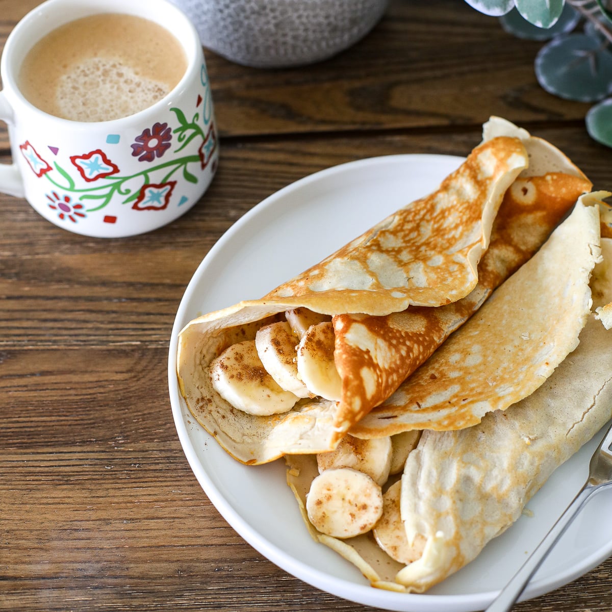 2 Ingredient Protein Crepes - Little Bits of Real Food