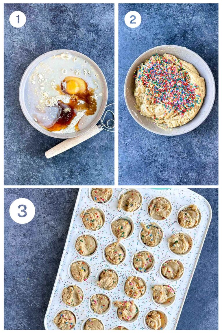 Funfetti Protein Muffins - Little Bits of Real Food