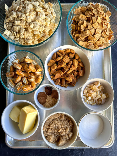 Gingerbread Chex Mix - Little Bits of Real Food