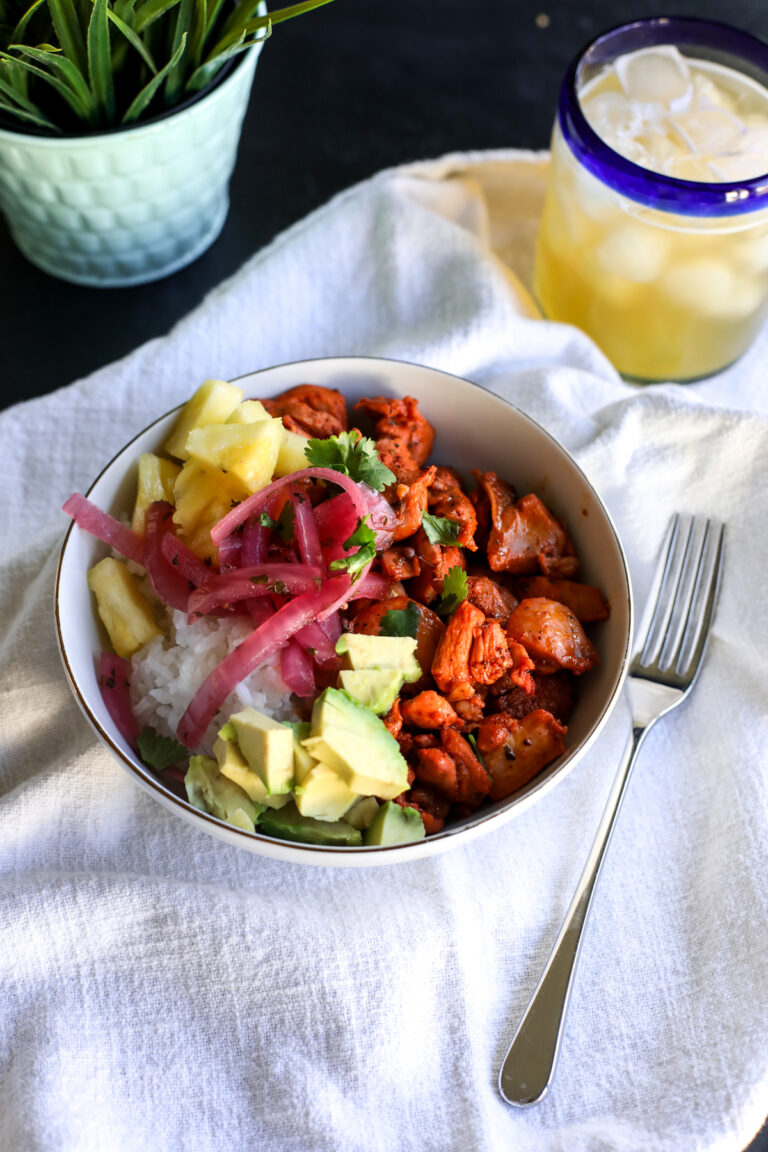 Simple Chicken Al Pastor - Little Bits of Real Food